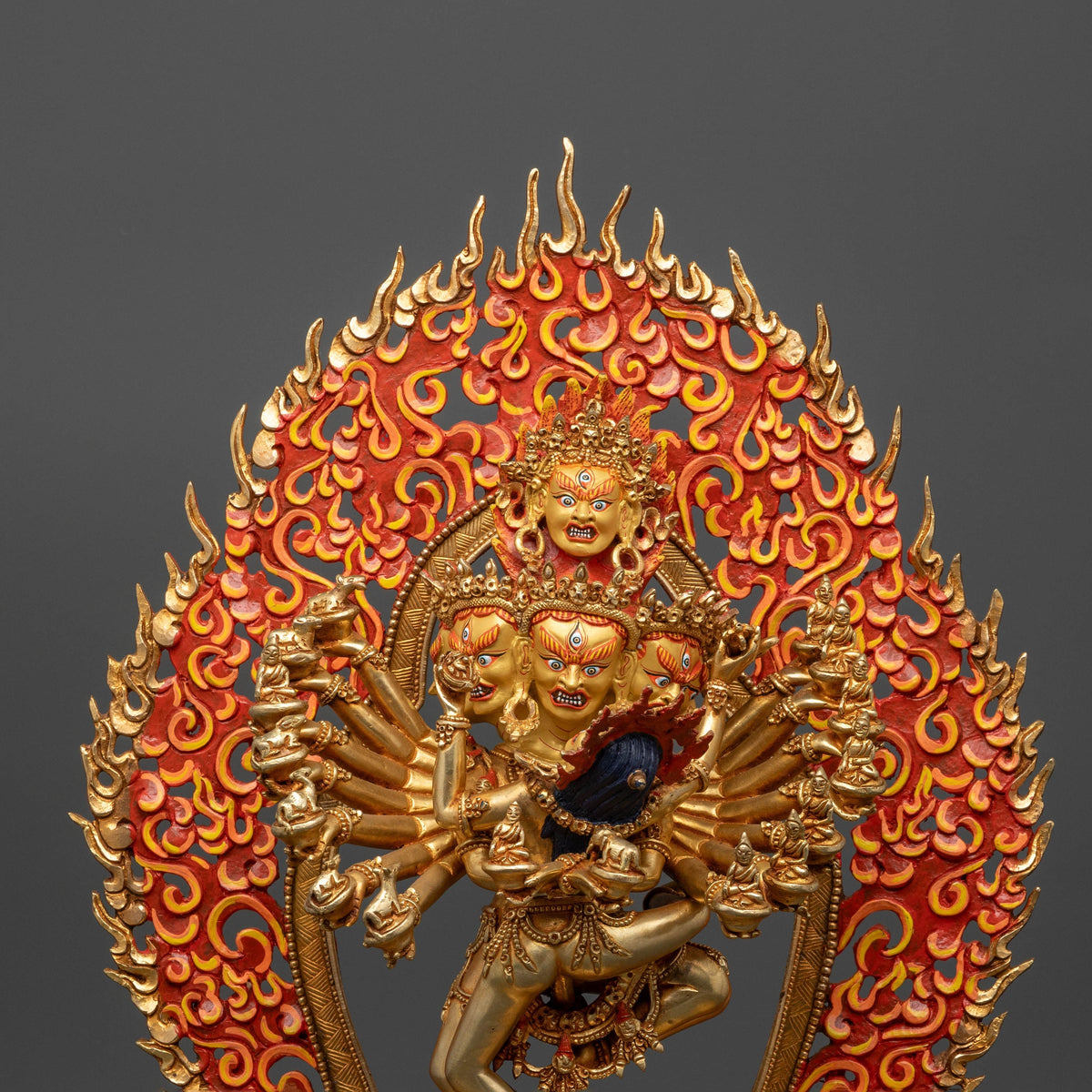 Hevajra Statue: Buddhist Tantric Deity of Liberation – Nidhiratna