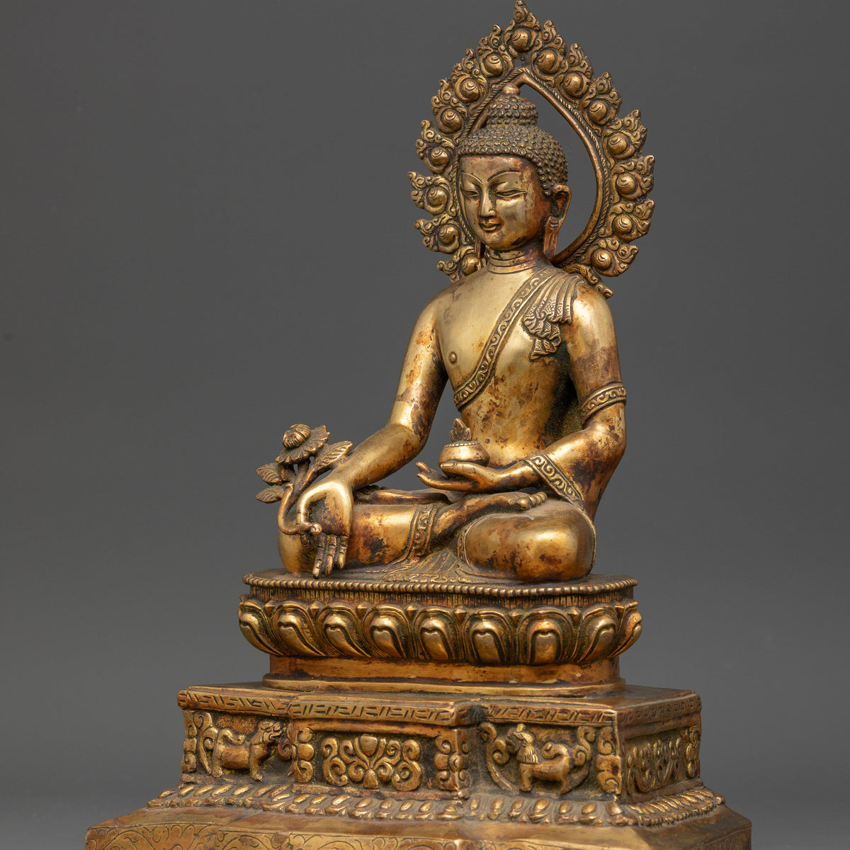 Antique Medicine Buddha: Powerful Symbol of Health Statues – Nidhiratna