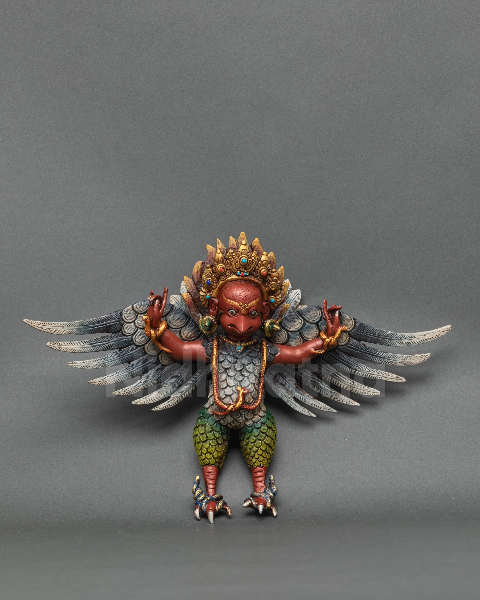Divine Garuda Bird Statue for Courage and Victory – Nidhiratna