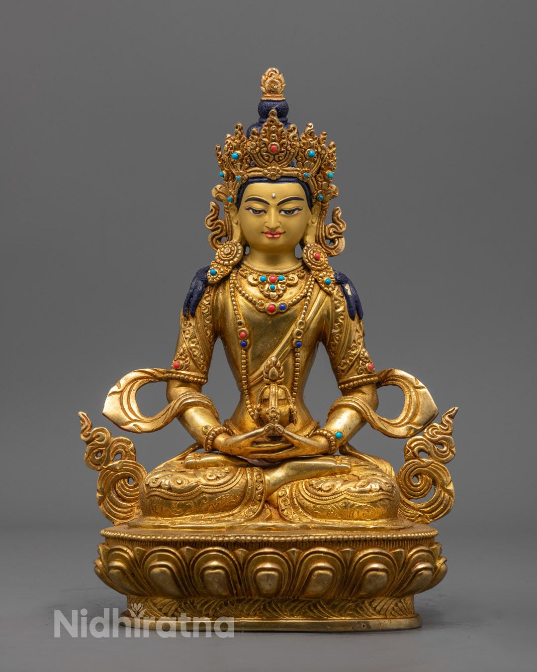 Seated Amitayus Statue | Himalayan Sacred Art – Nidhiratna